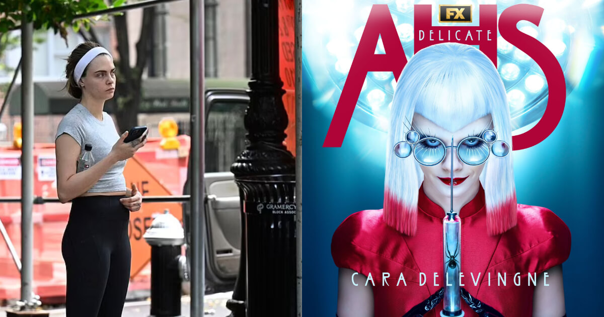 超模卡拉戒酒後素顏現身 攜手金‧卡戴珊演出《美國恐怖故事》第12季！ | LalaTai 拉拉台